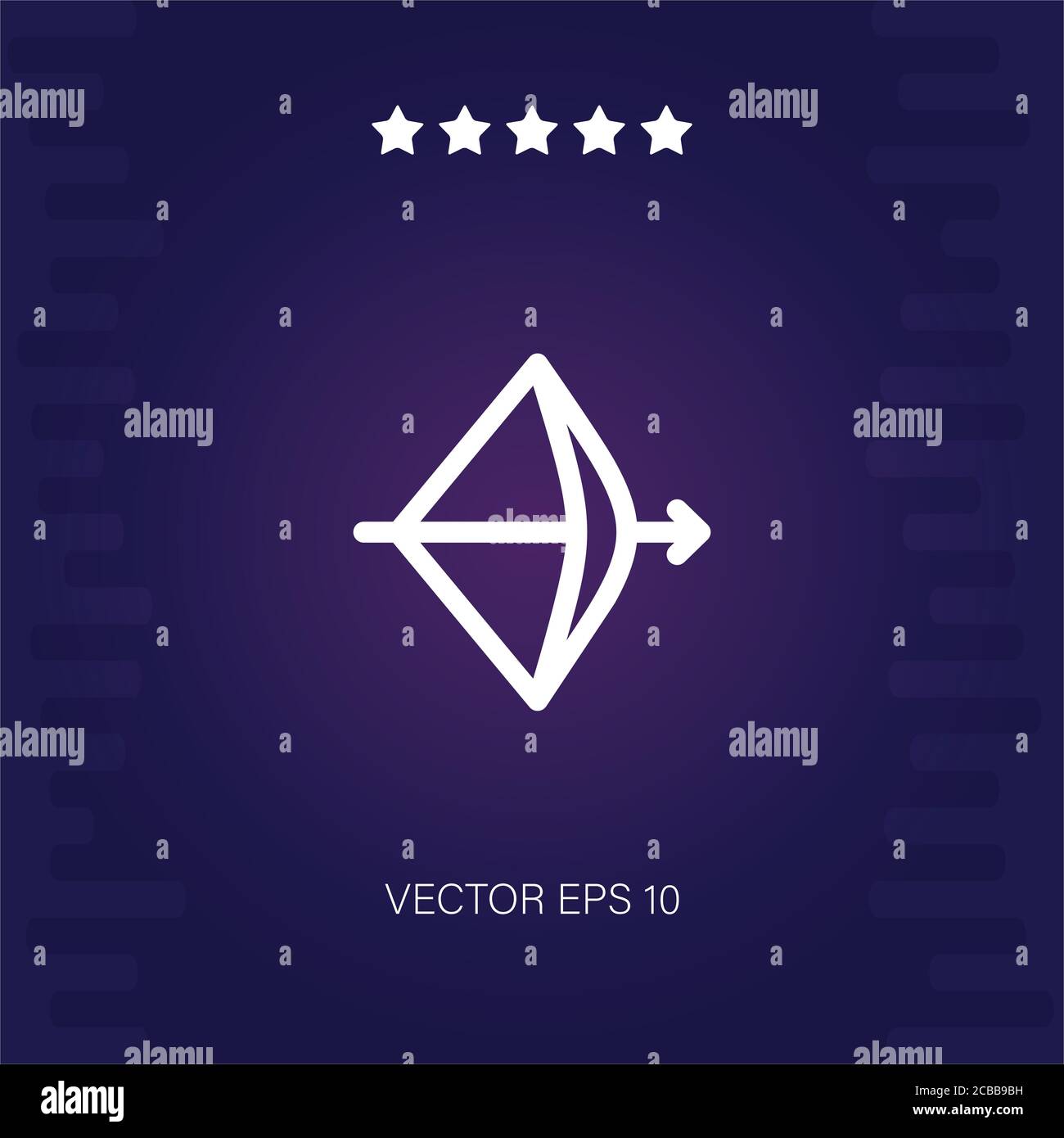 bow vector icon modern illustration Stock Vector Image & Art - Alamy