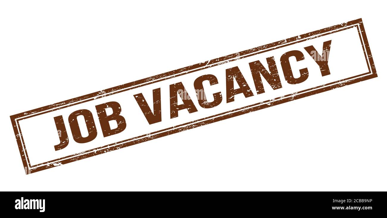 Job vacancy stamp hi-res stock photography and images - Alamy