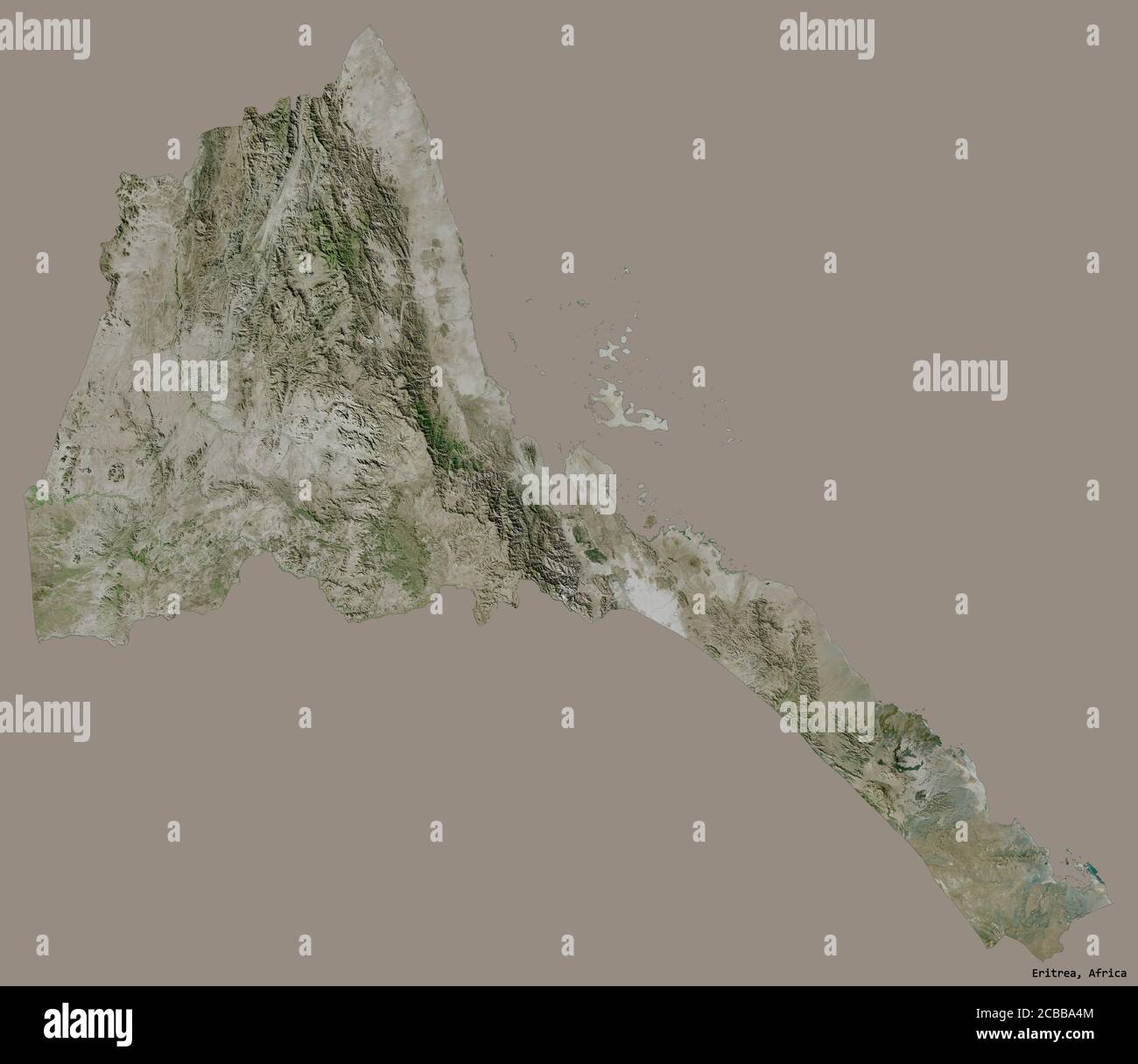 Map satellite geography eritrea hi-res stock photography and images - Alamy