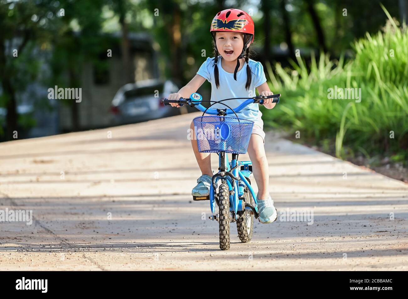 Child Riding A Bicycle High Resolution Stock Photography and Images - Alamy