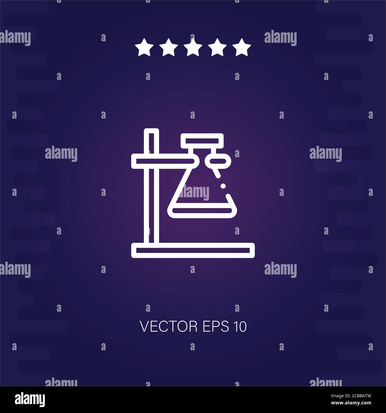 flask vector icon modern illustration Stock Vector Image & Art - Alamy