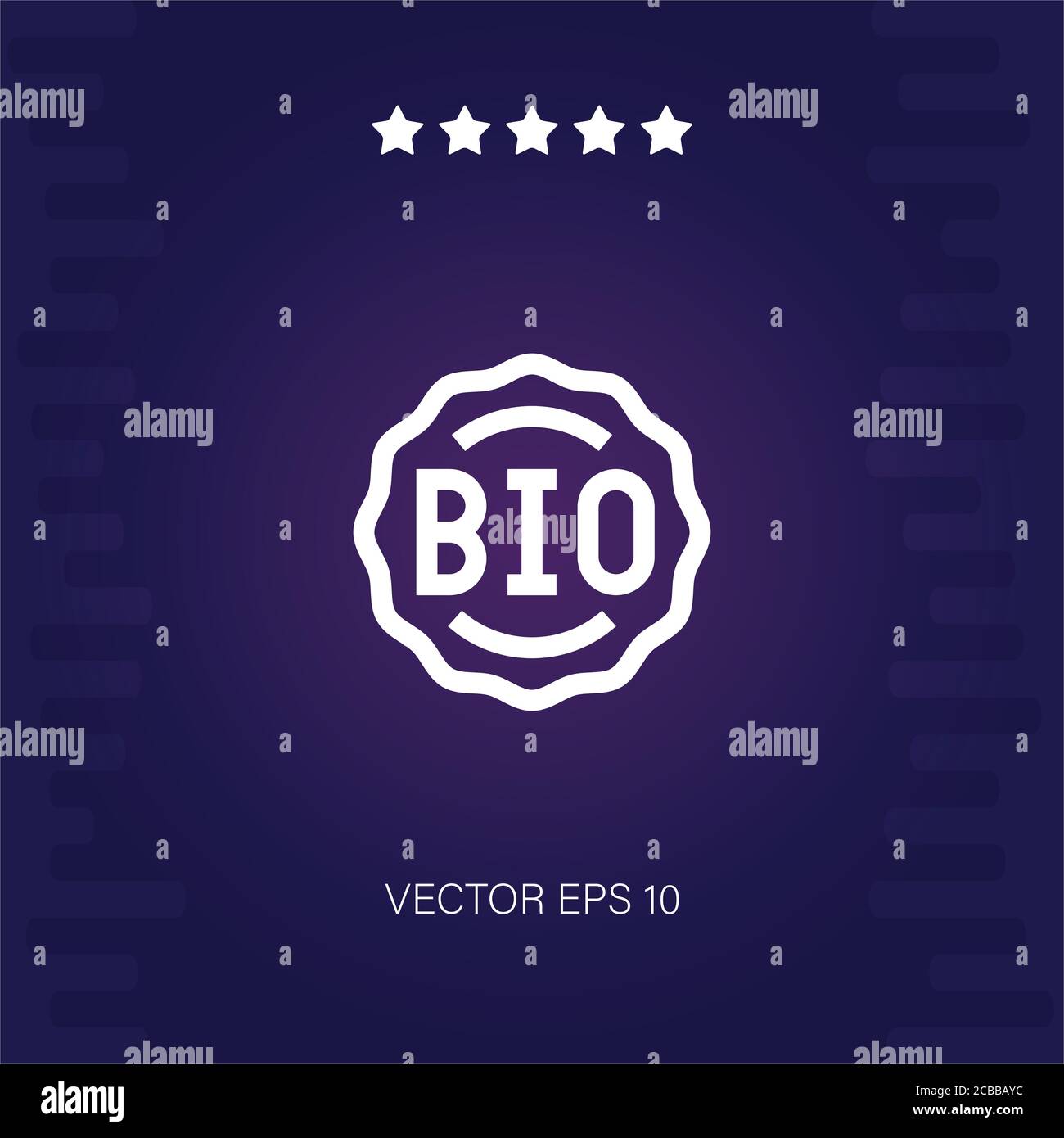 bio vector icon modern illustration Stock Vector Image & Art - Alamy