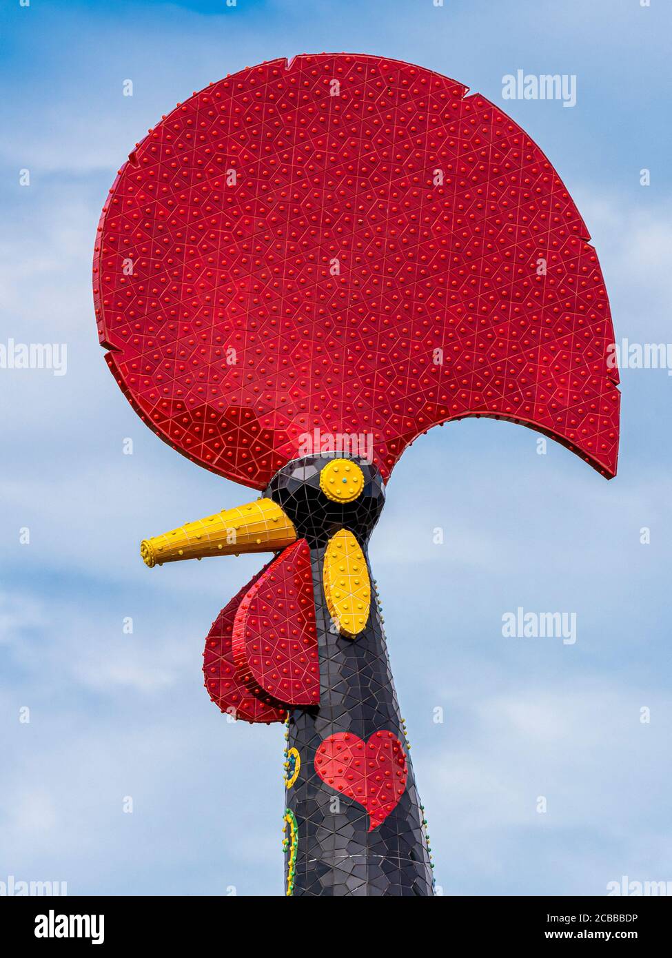 Pop Galo Rooster by Joana Vasconcelos. Sculpture inspired by the ...