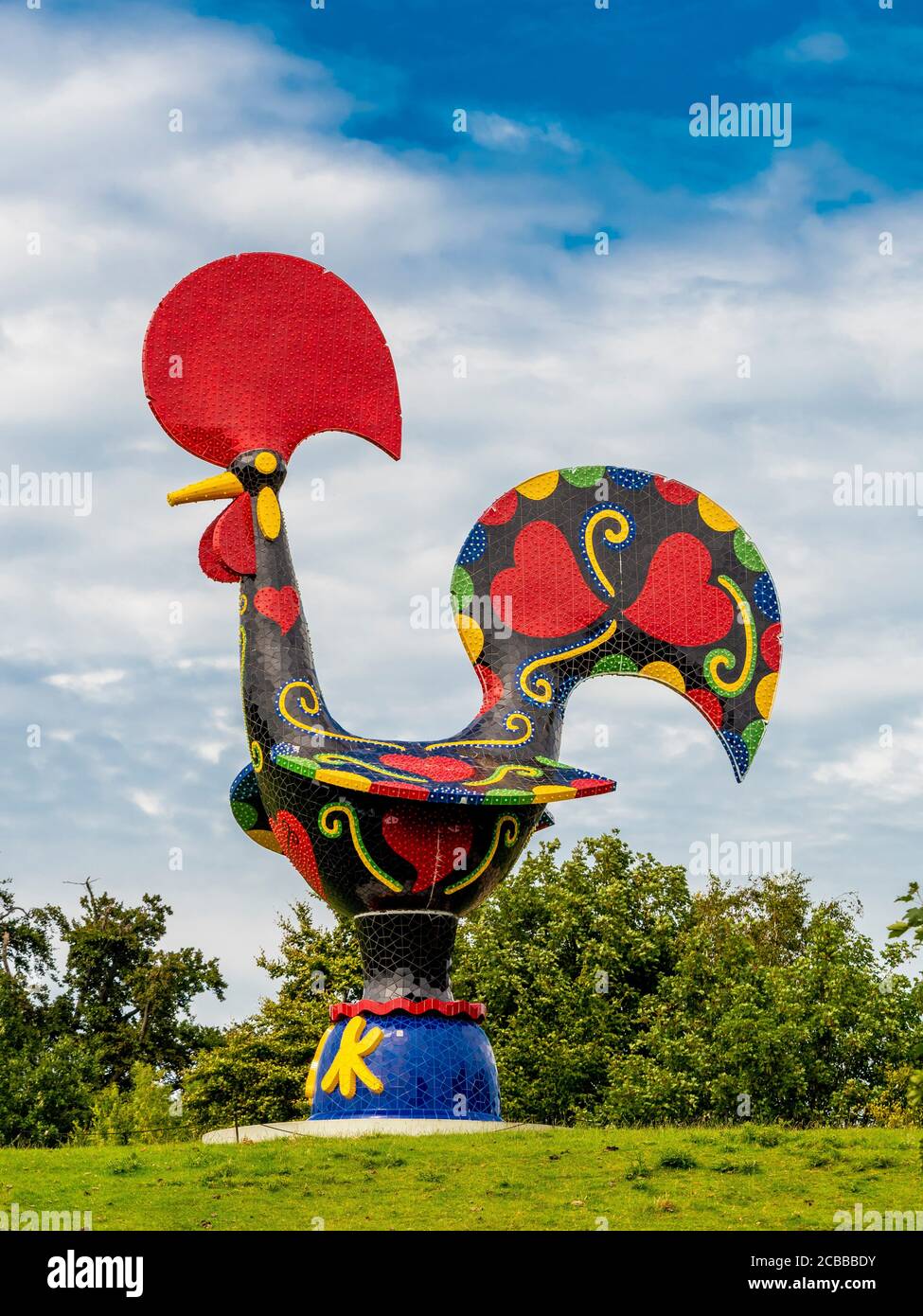 Yorkshire sculpture park pop rooster hi-res stock photography and ...