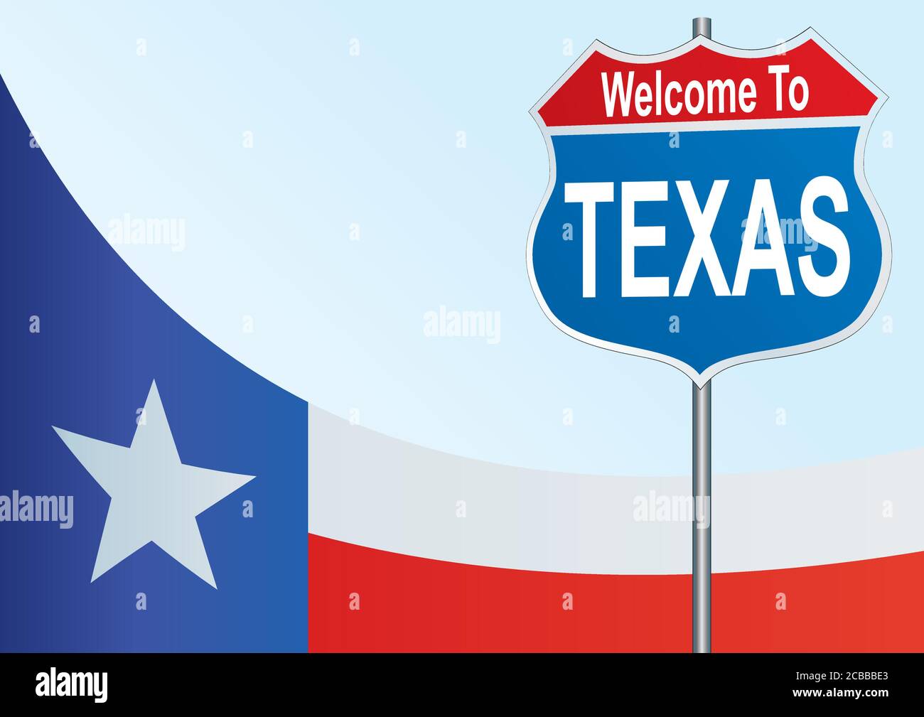 Texas red road Stock Vector Images - Alamy