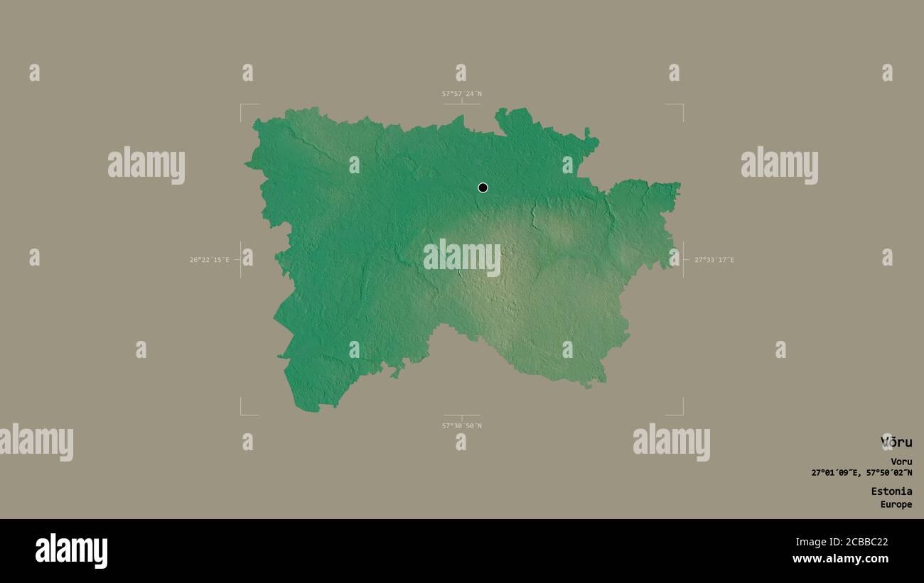 Voru map hi-res stock photography and images - Alamy