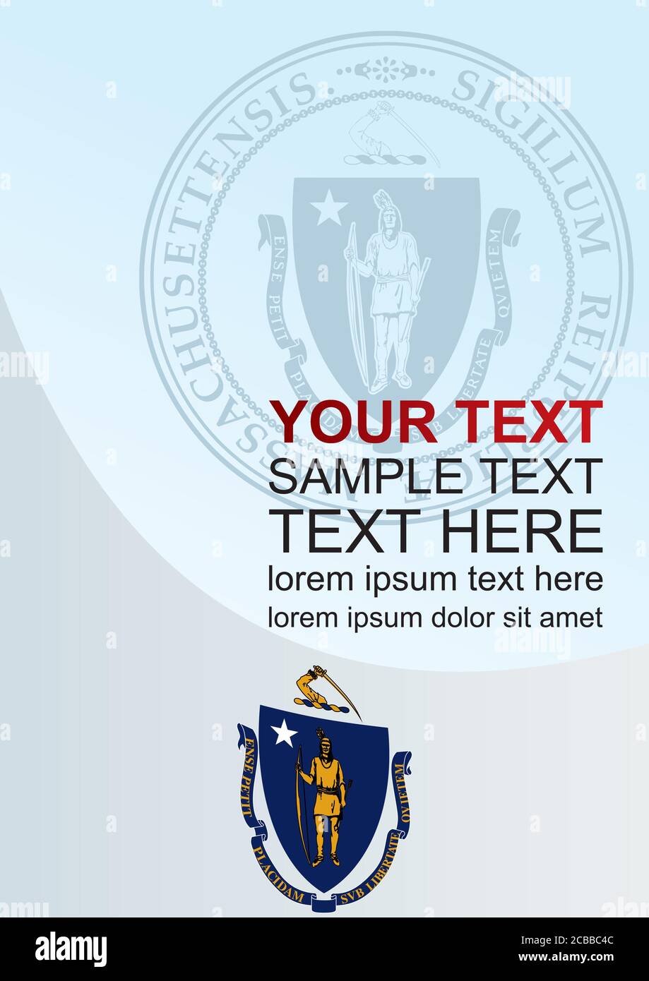 template for the award, an official document with the flag of the state ...
