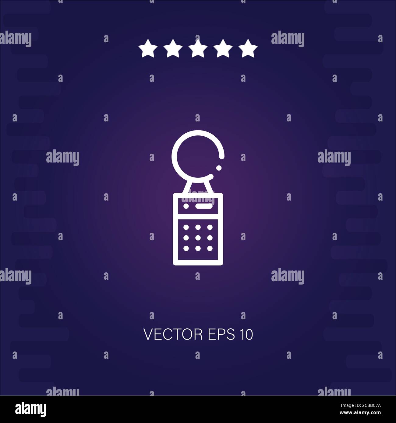 sound measure vector icon modern illustration Stock Vector Image & Art ...