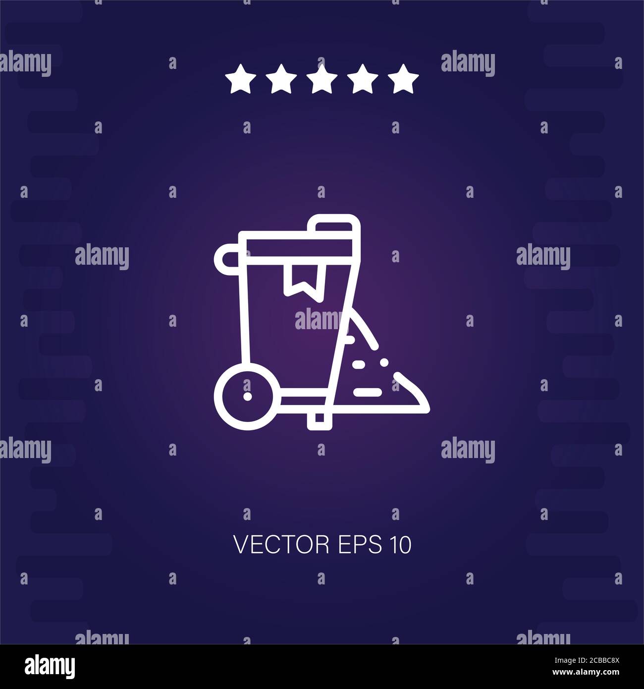 rubbish vector icon modern illustration Stock Vector Image & Art - Alamy