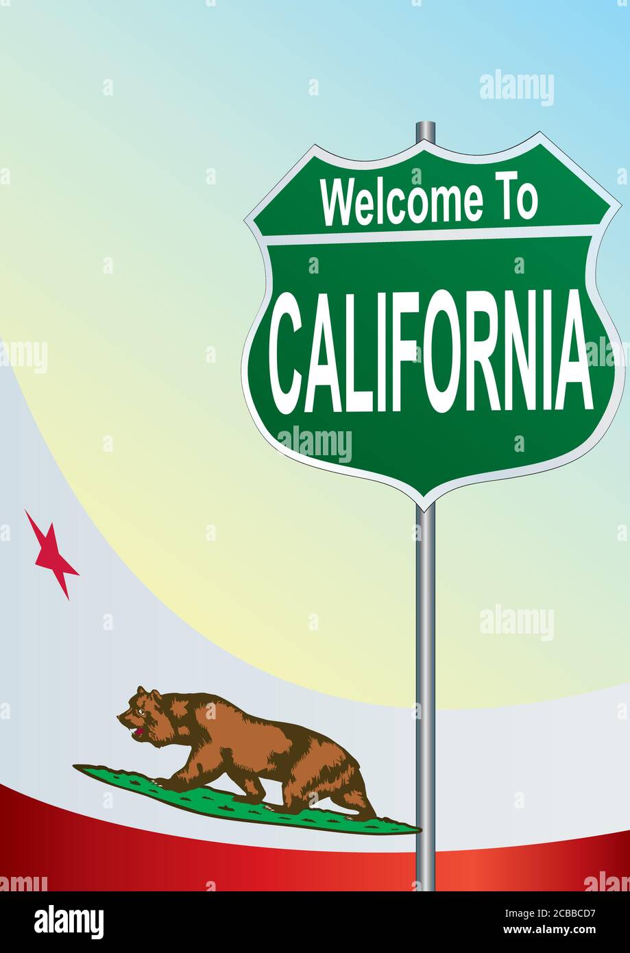 California bear sign Stock Vector Images - Alamy