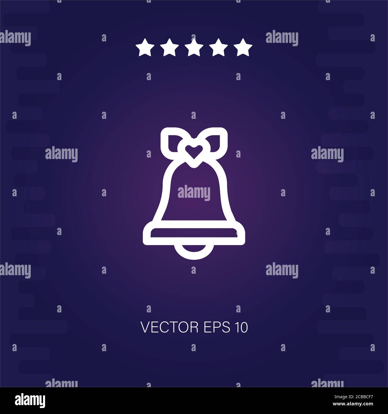 bells vector icon modern illustration Stock Vector Image & Art - Alamy