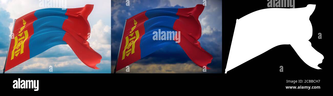 Mongolia flag waving alpha channel hi-res stock photography and images ... Mongolia flag waving alpha channel hi-res stock photography and images ...