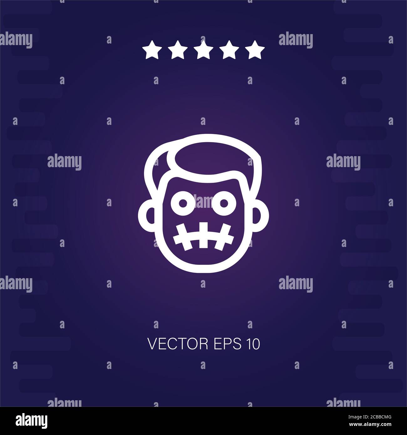 zombie vector icon modern illustration Stock Vector Image & Art - Alamy