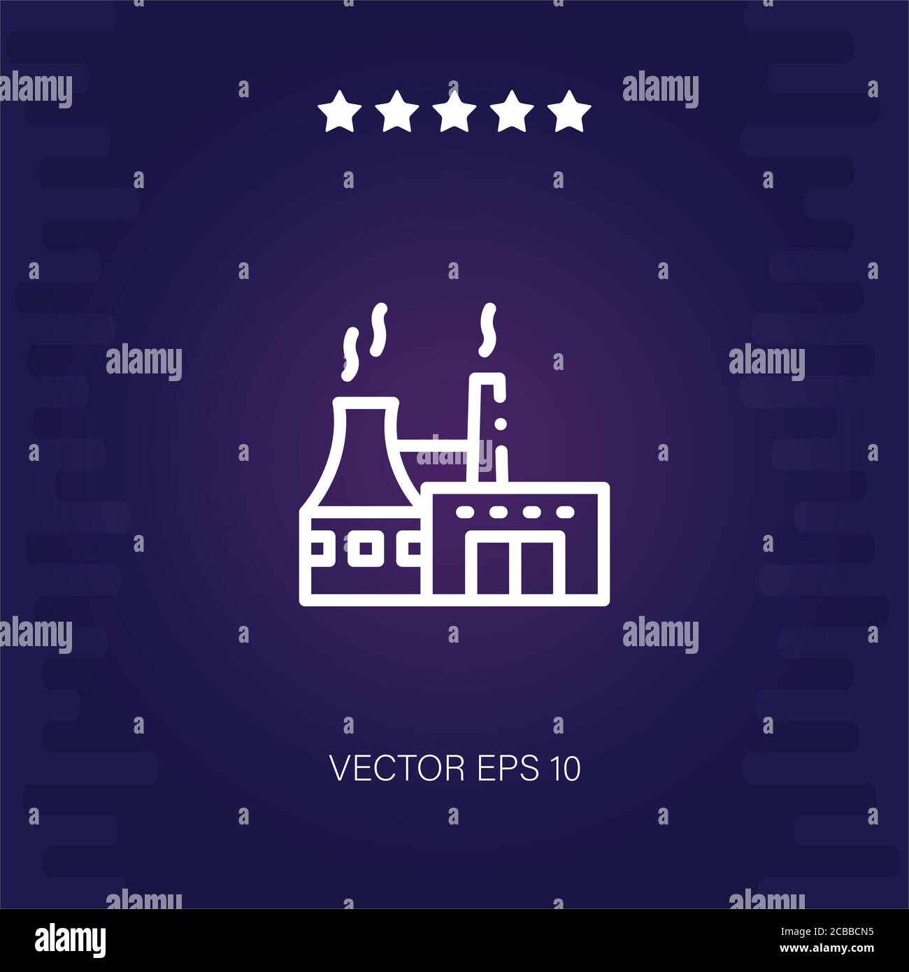industry vector icon modern illustration Stock Vector Image & Art - Alamy