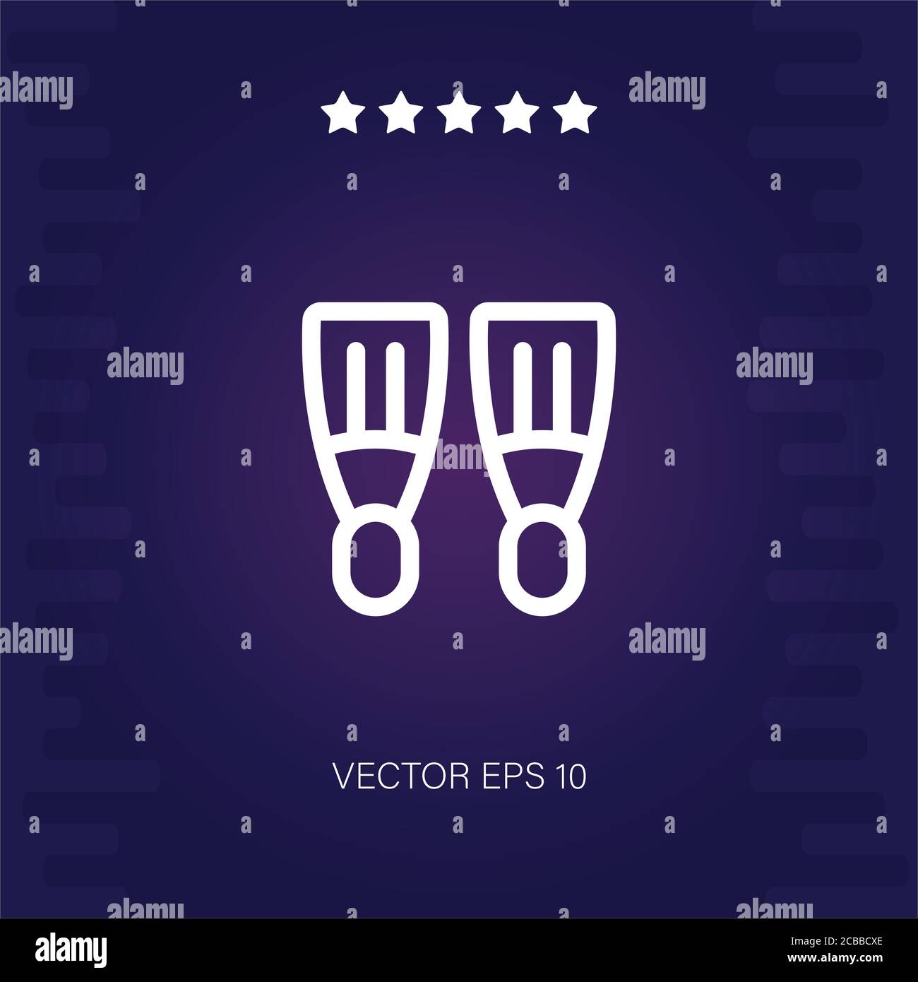 flippers vector icon modern illustration Stock Vector Image & Art - Alamy