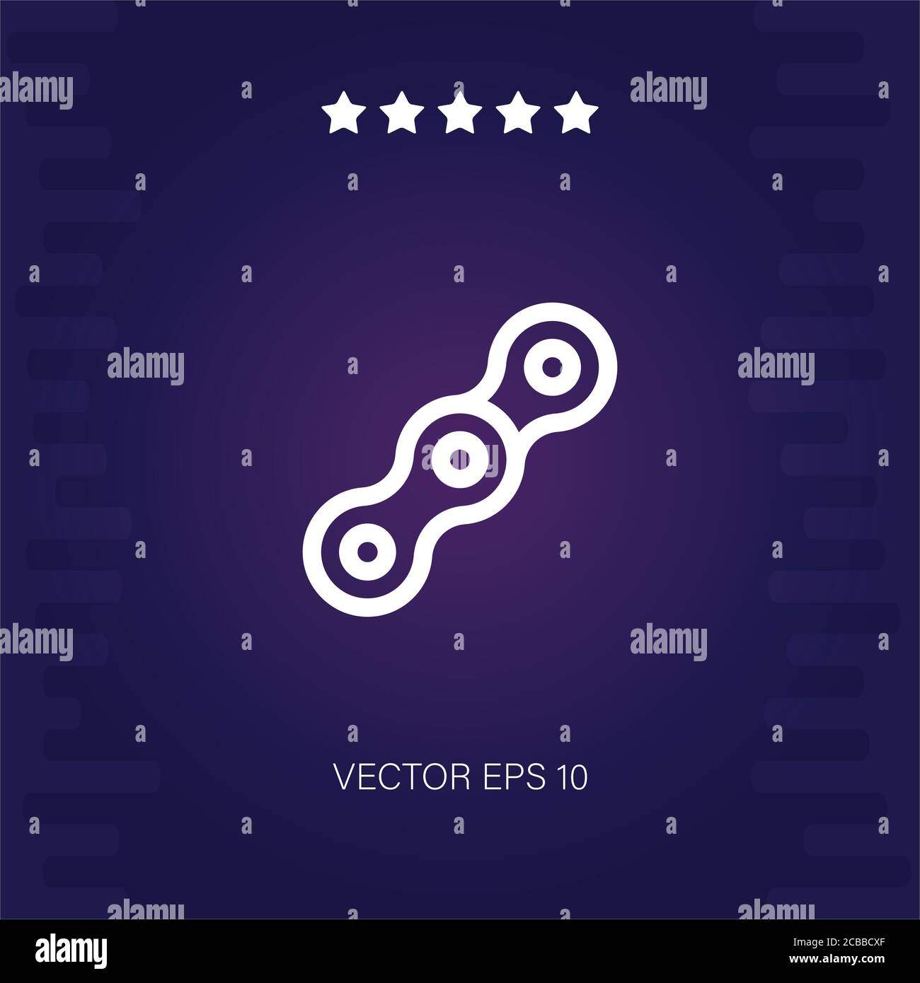chain vector icon modern illustration Stock Vector Image & Art - Alamy