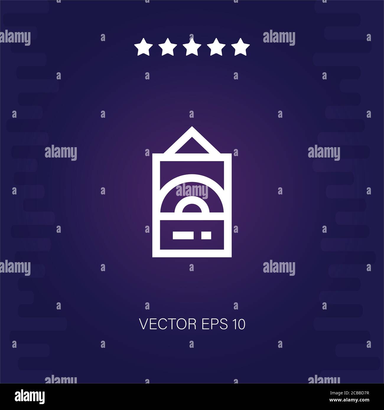 frame vector icon modern illustration Stock Vector Image & Art - Alamy