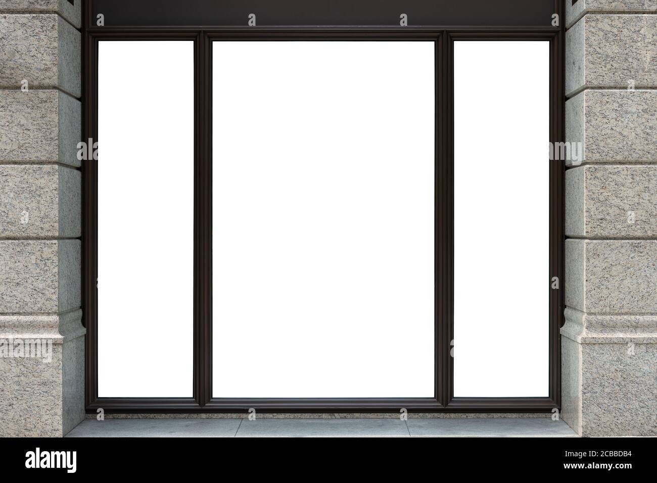 Shop Boutique Store Front with Big Window and Place for Name Stock ...