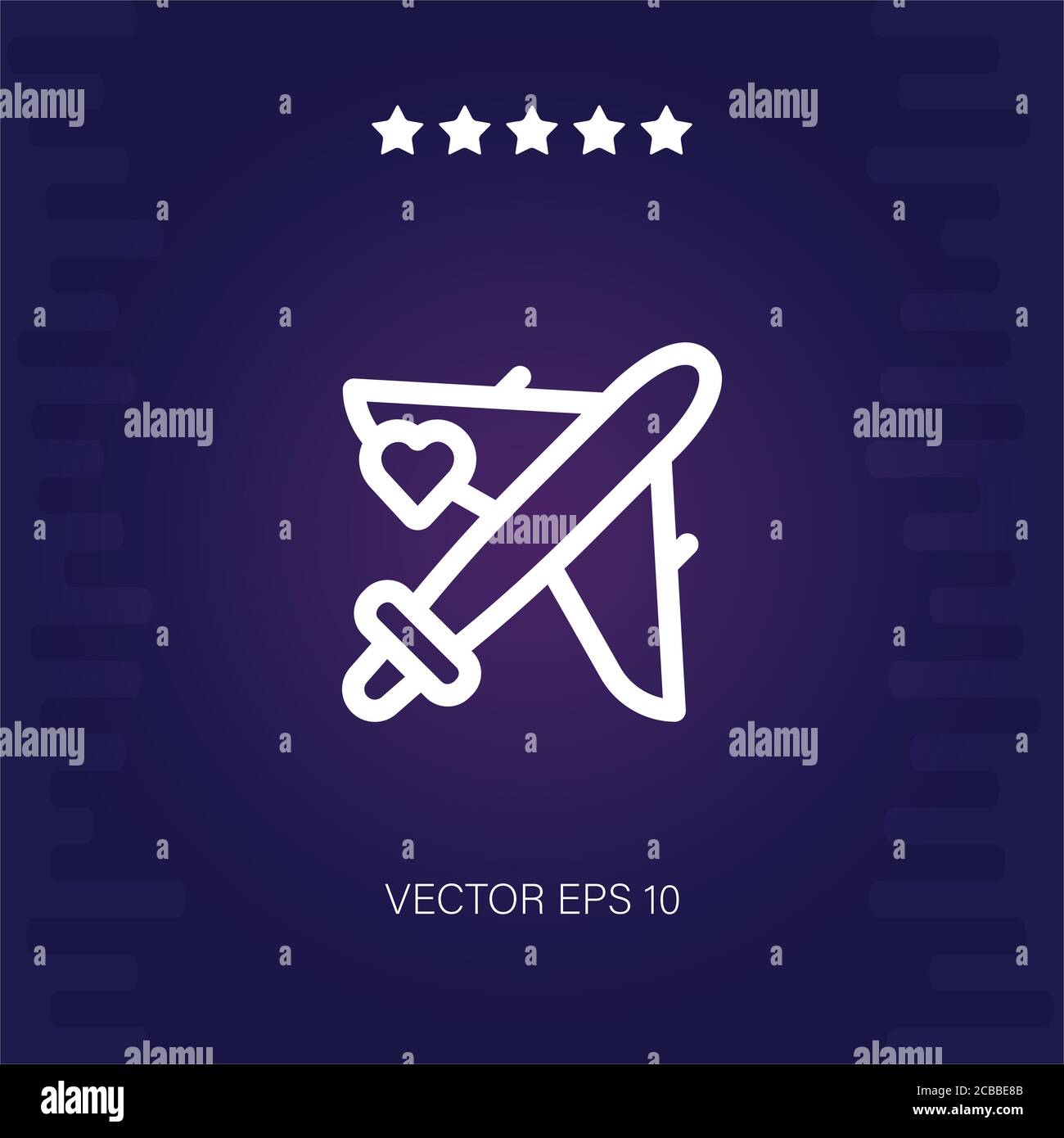 plane vector icon modern illustration Stock Vector Image & Art - Alamy