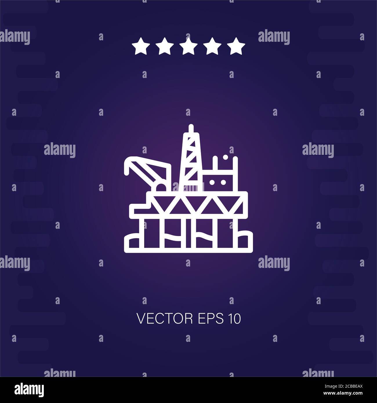 Modern oil well platform hi-res stock photography and images - Alamy