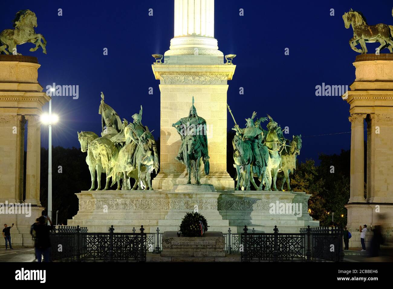 travel in Hungary Budapest Hosok tere Stock Photo - Alamy