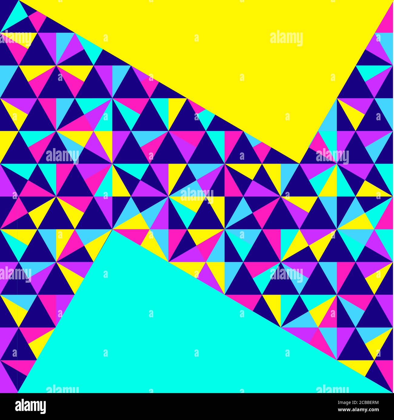 Abstract geometric background, different geometric shapes - triangles ...