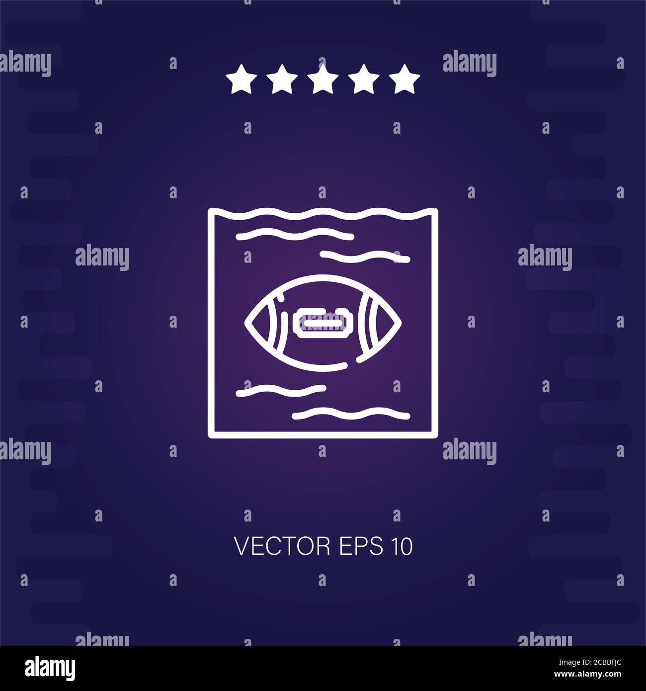 underwater vector icon modern illustration Stock Vector Image & Art - Alamy