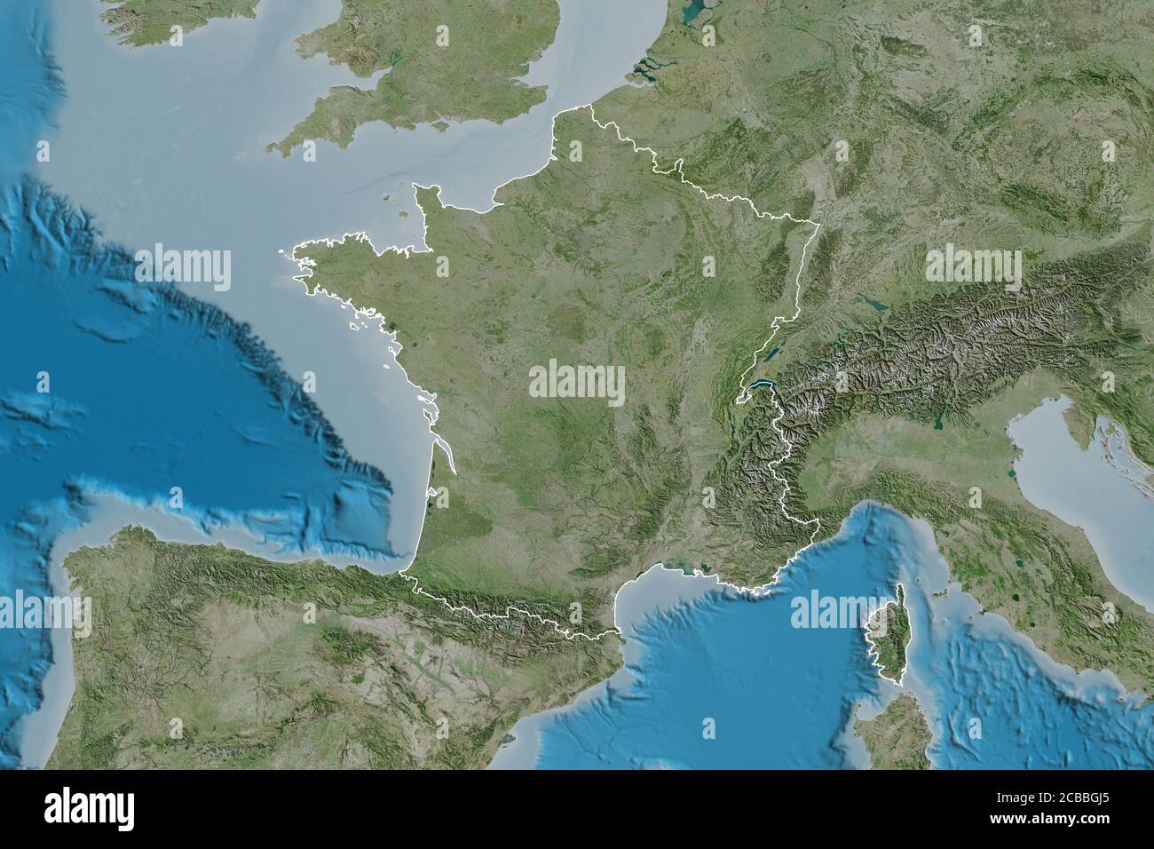 Satellite view paris hi-res stock photography and images - Alamy
