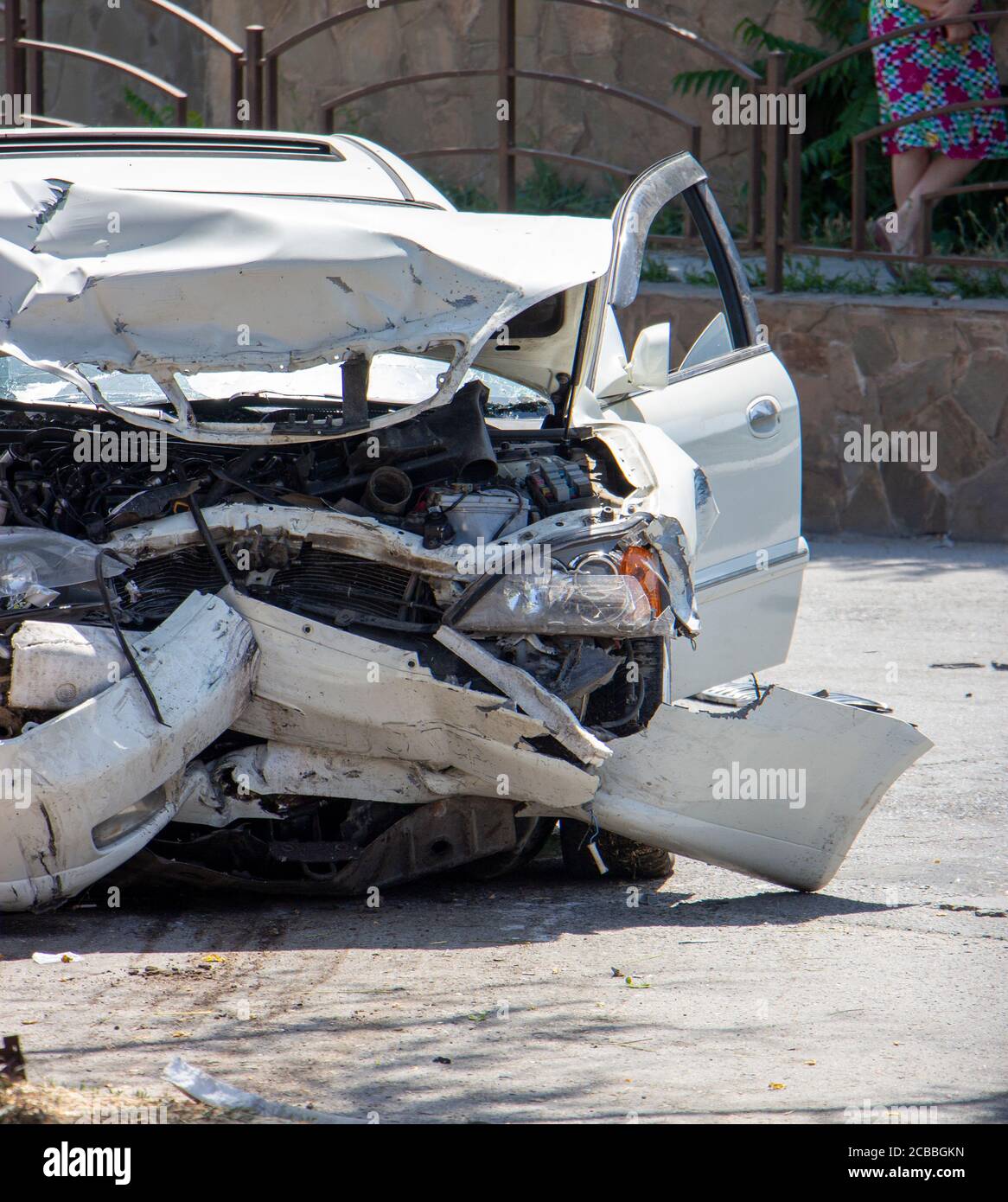 Smashed bumper hi-res stock photography and images - Alamy