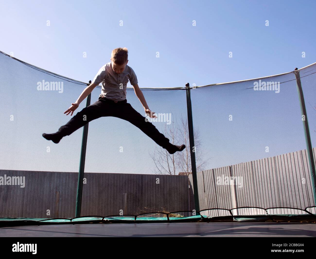 Trampoline gymnast male hi-res stock photography and images - Alamy
