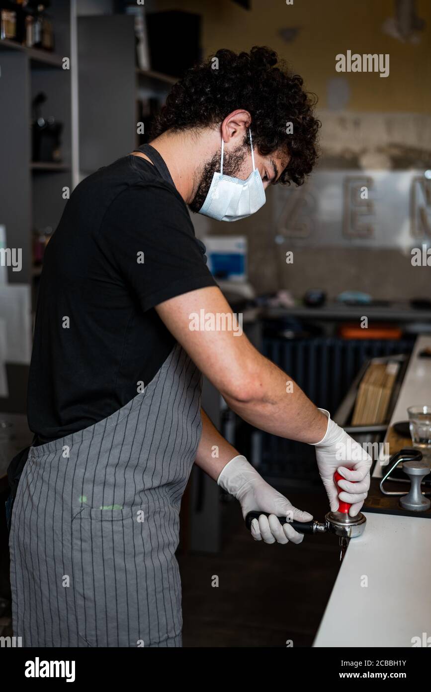 Barista hygiene hi-res stock photography and images - Alamy