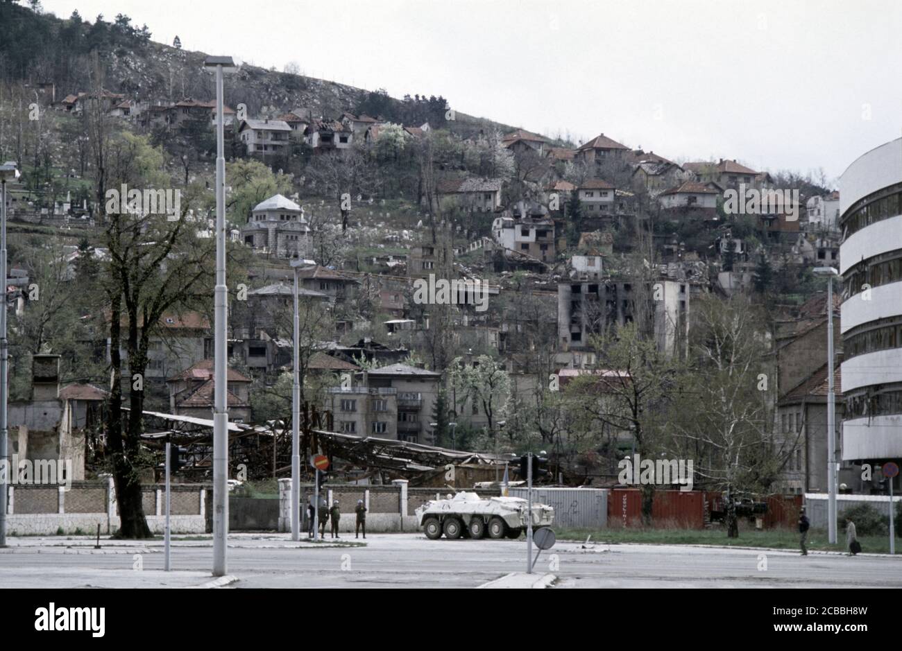 Sarajevo war destroyed soldiers hi-res stock photography and images - Alamy