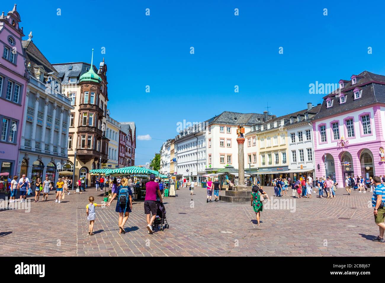 TRIER, GERMANY, 20 JULY 2020: City center of Trier Stock Photo - Alamy
