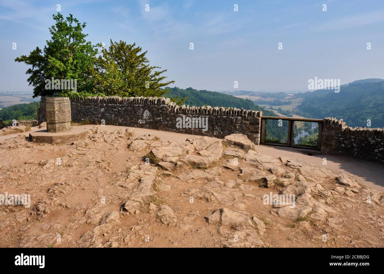 The viewpoint at Symonds Yat Rock, Symonds Yat East, Herefordshire ...