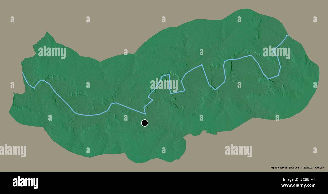 Map Of The Gambia River High Resolution Stock Photography and Images ...