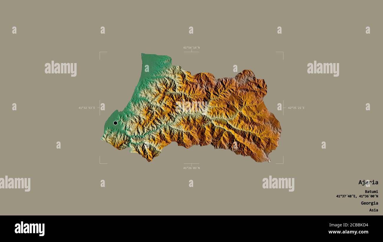 Ajaria map hi-res stock photography and images - Alamy