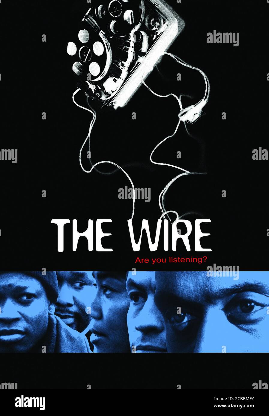 USA. A poster for the ©HBO TV series : The Wire - season 2 (2002-2008 ...