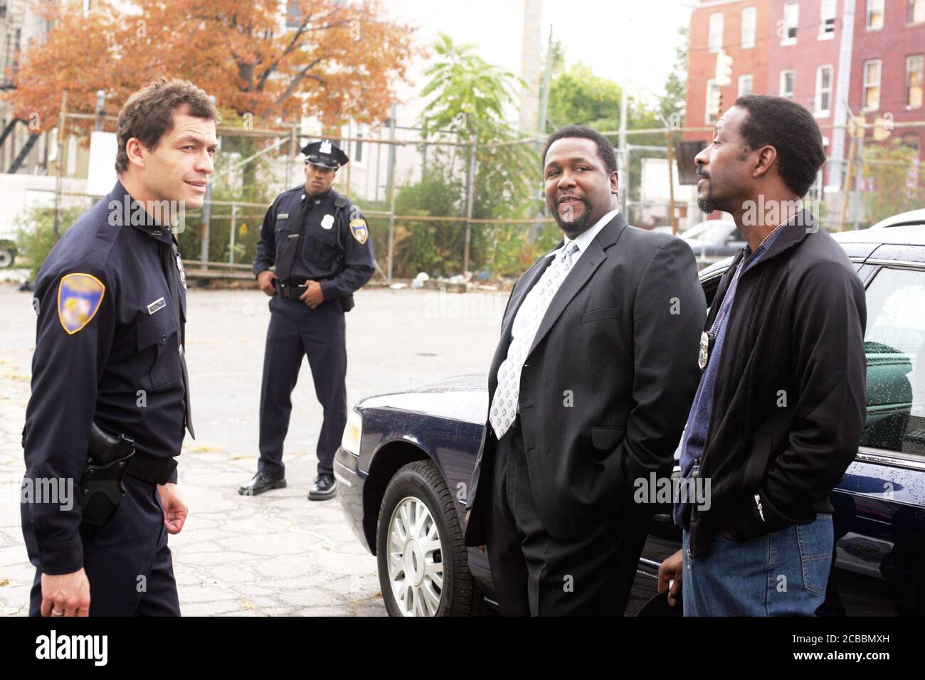 USA. Clarke Peters, Wendell Pierce and Dominic West in the ©HBO TV ...
