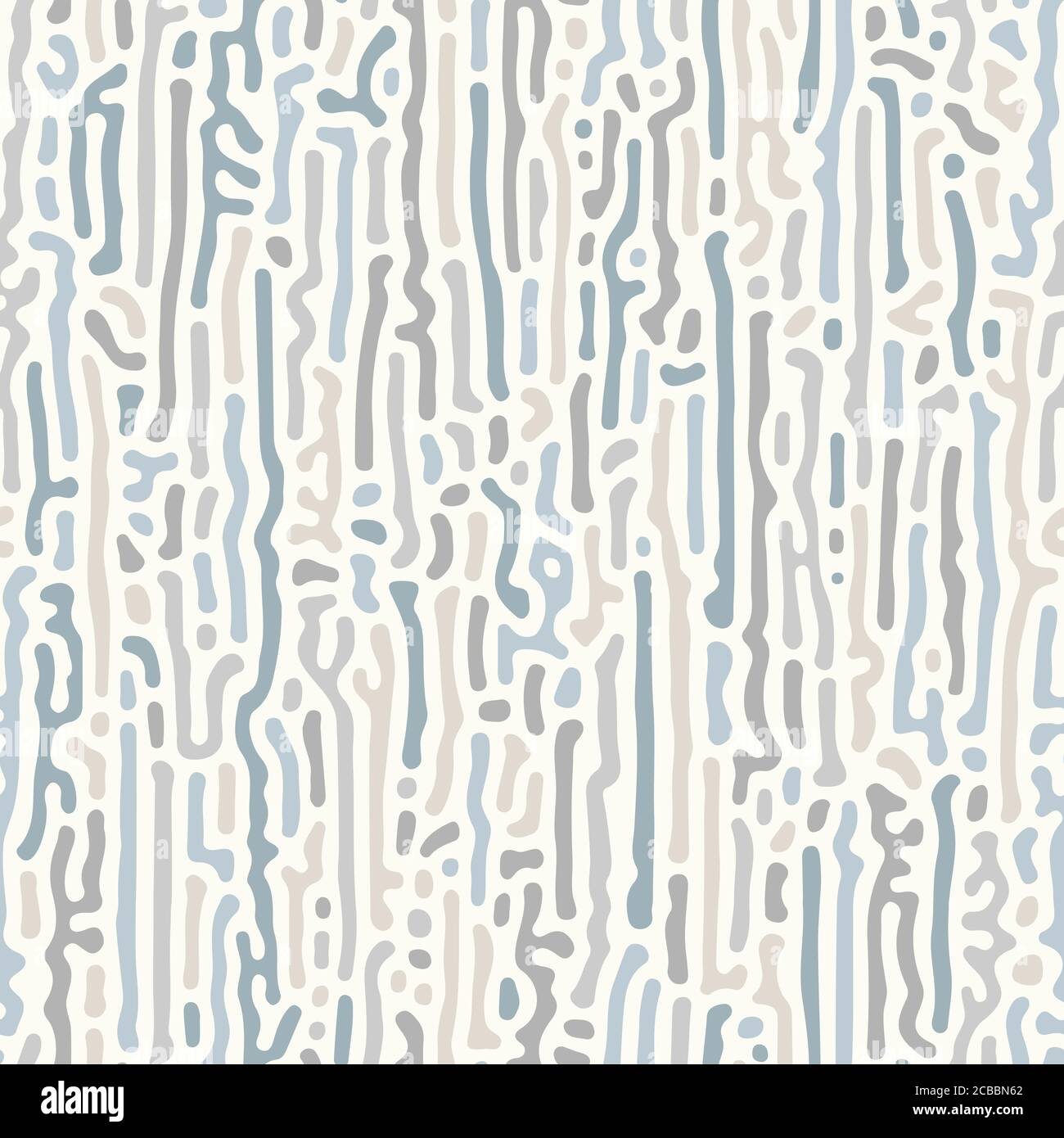 Abstract organic background, natural maze labyrinth, reaction diffusion pattern. Seamless vector ...