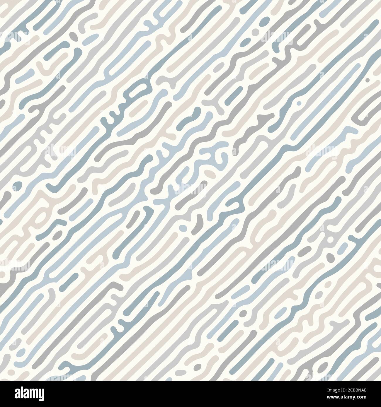 Abstract organic background, natural maze labyrinth, reaction diffusion pattern. Seamless vector ...