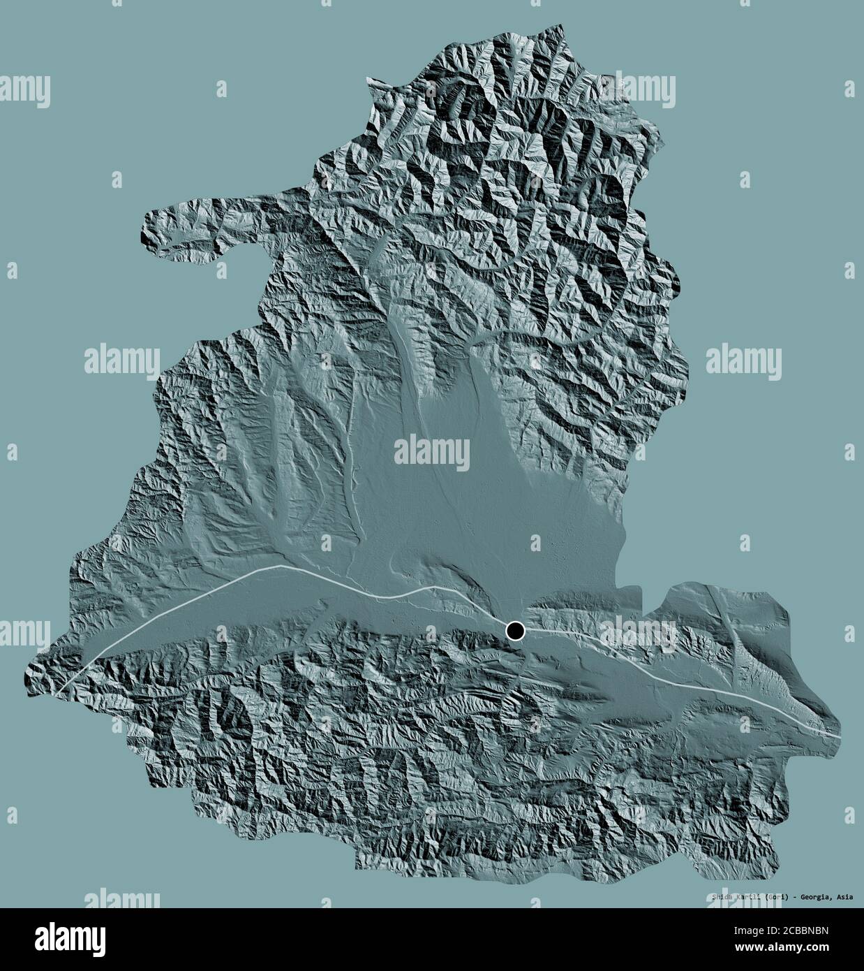 Gori georgia map hi-res stock photography and images - Alamy