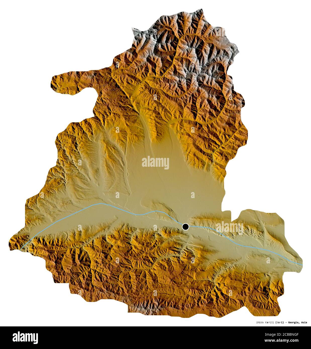 Gori georgia map Cut Out Stock Images & Pictures - Alamy