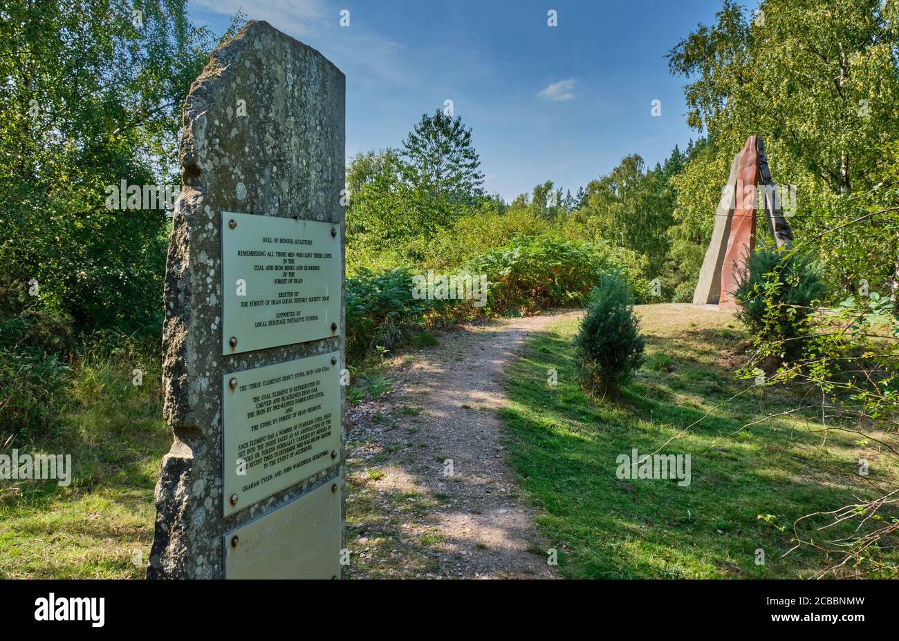 Roll of Honour Sculpture at New Fancy View, Forest of Dean ...