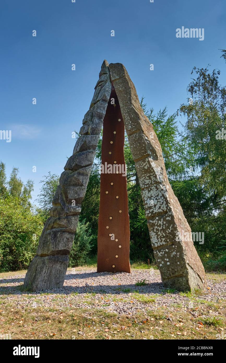 Roll of Honour Sculpture at New Fancy View, Forest of Dean ...