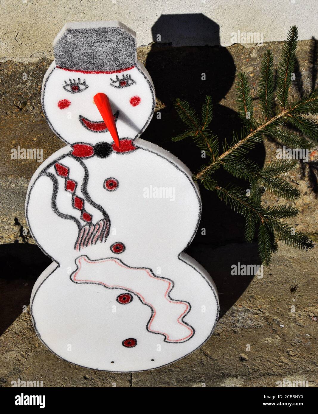 Fake snowman hi-res stock photography and images - Alamy