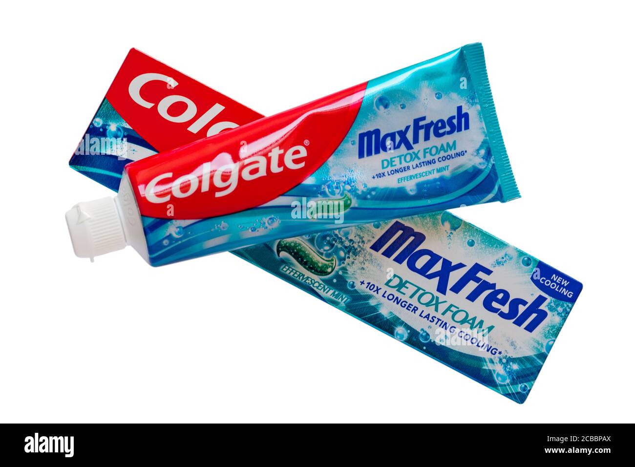 box of Colgate MaxFresh Detox Foam, Colgate MaxFresh Detox Foam, with ...
