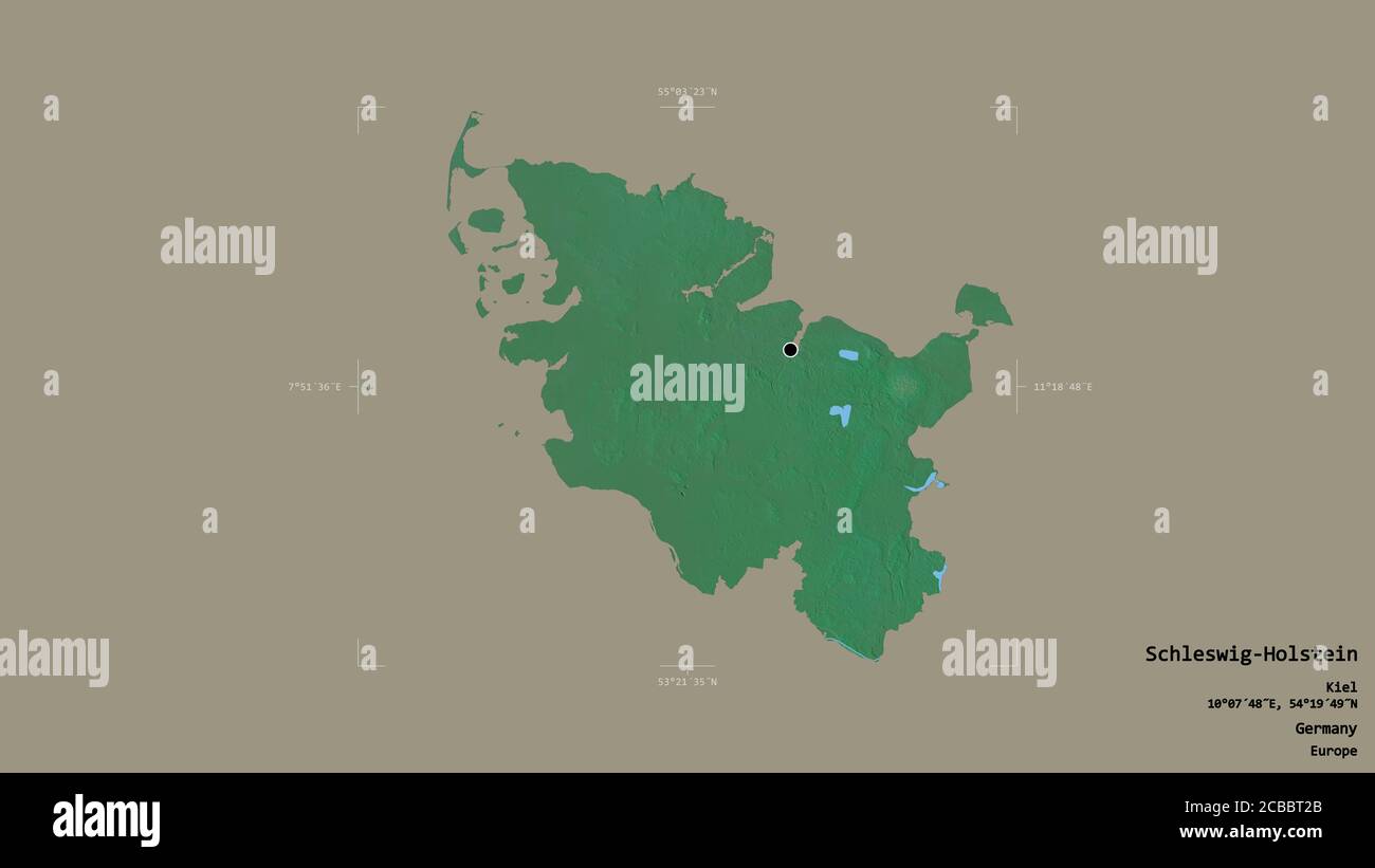 Kiel area map hi-res stock photography and images - Alamy