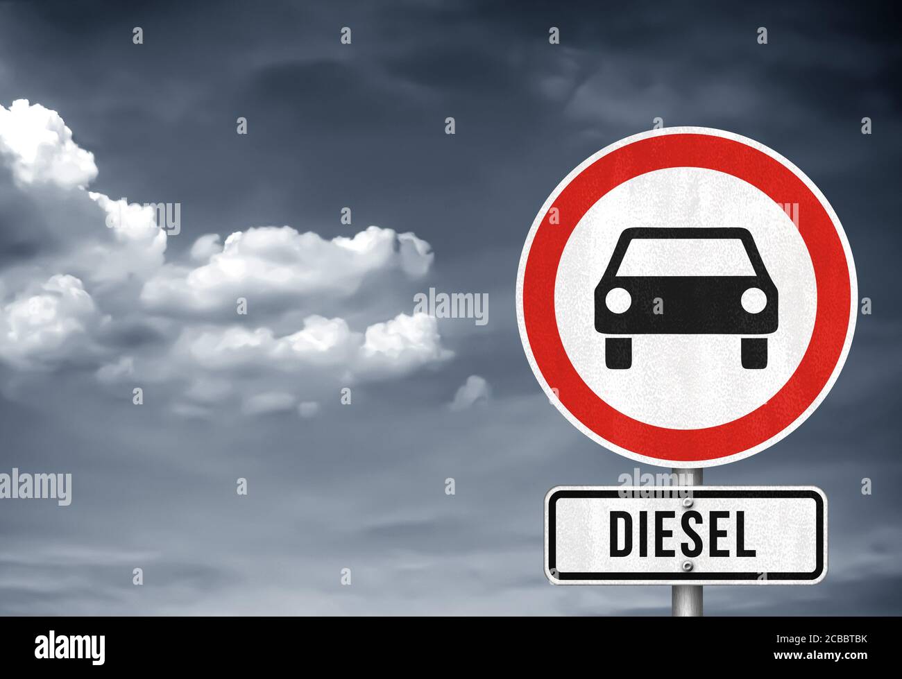 Diesel driving ban Stock Photo - Alamy