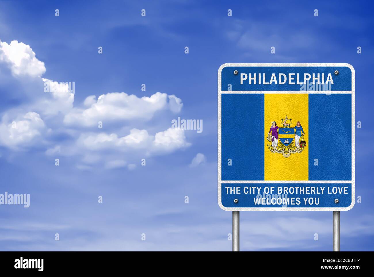 Pennsylvania welcome sign hi-res stock photography and images - Alamy