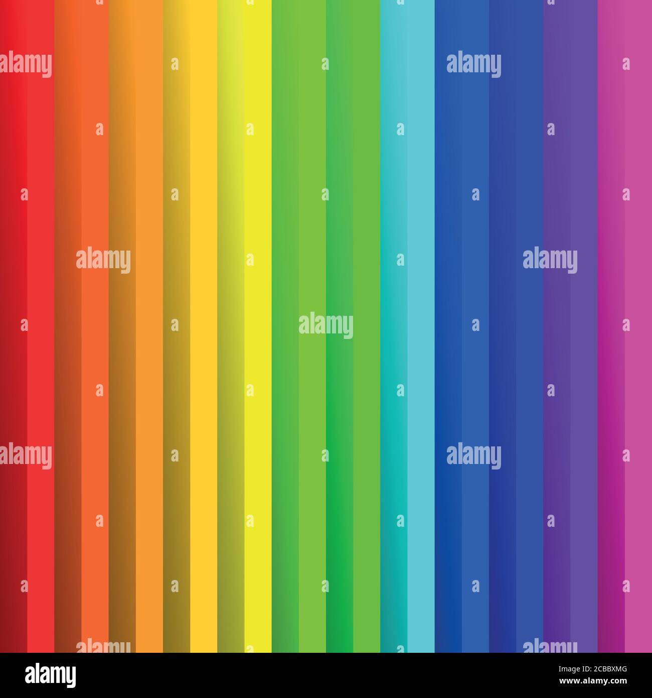 Overlapping colorful paper sheets in colors of rainbow spectrum. With ...